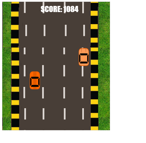 Simple Road Fighter Game In Javascript Free Source Code Sourcecodester